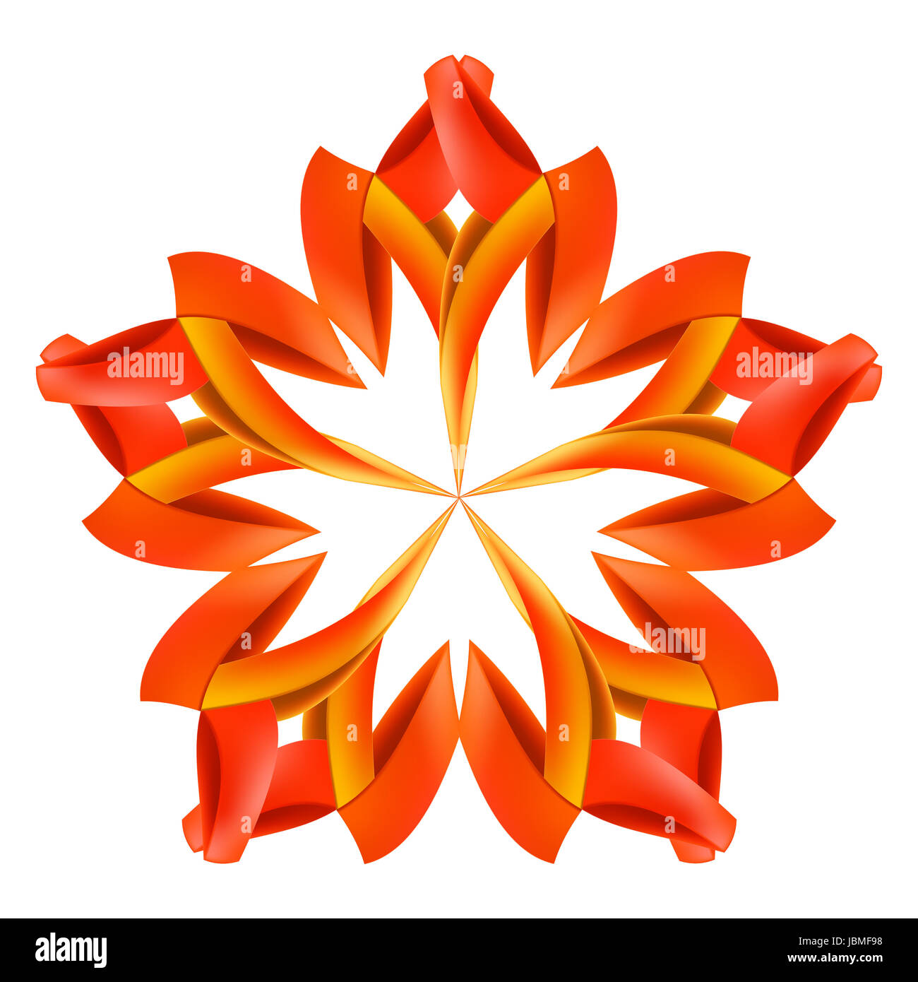 Stylized red ribbons hi-res stock photography and images - Alamy