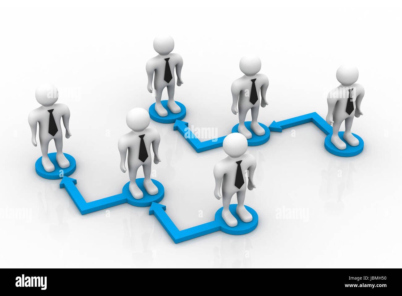 Business network connection stick figure hi-res stock photography and ...