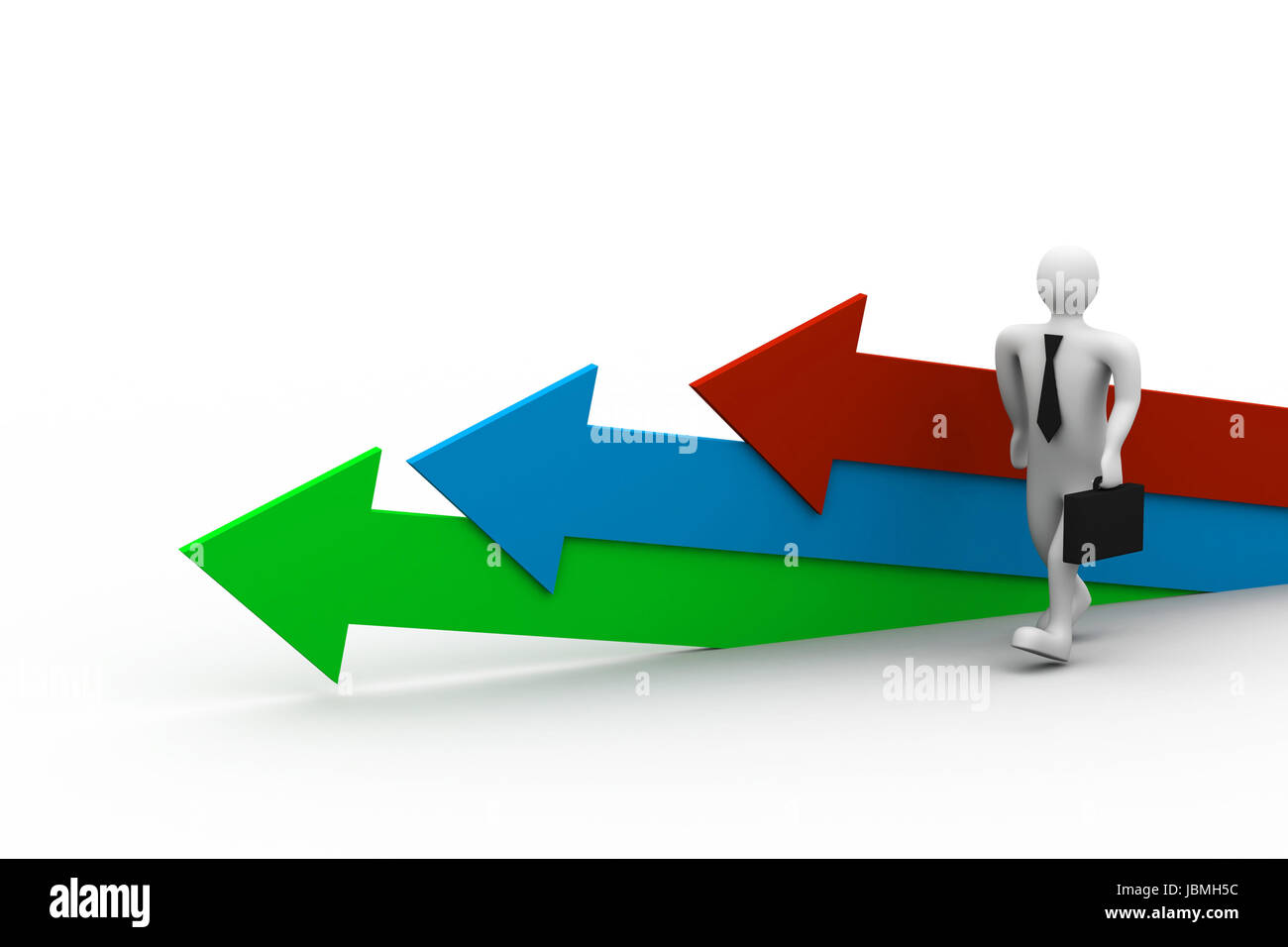 Movement direction to success Stock Photo - Alamy