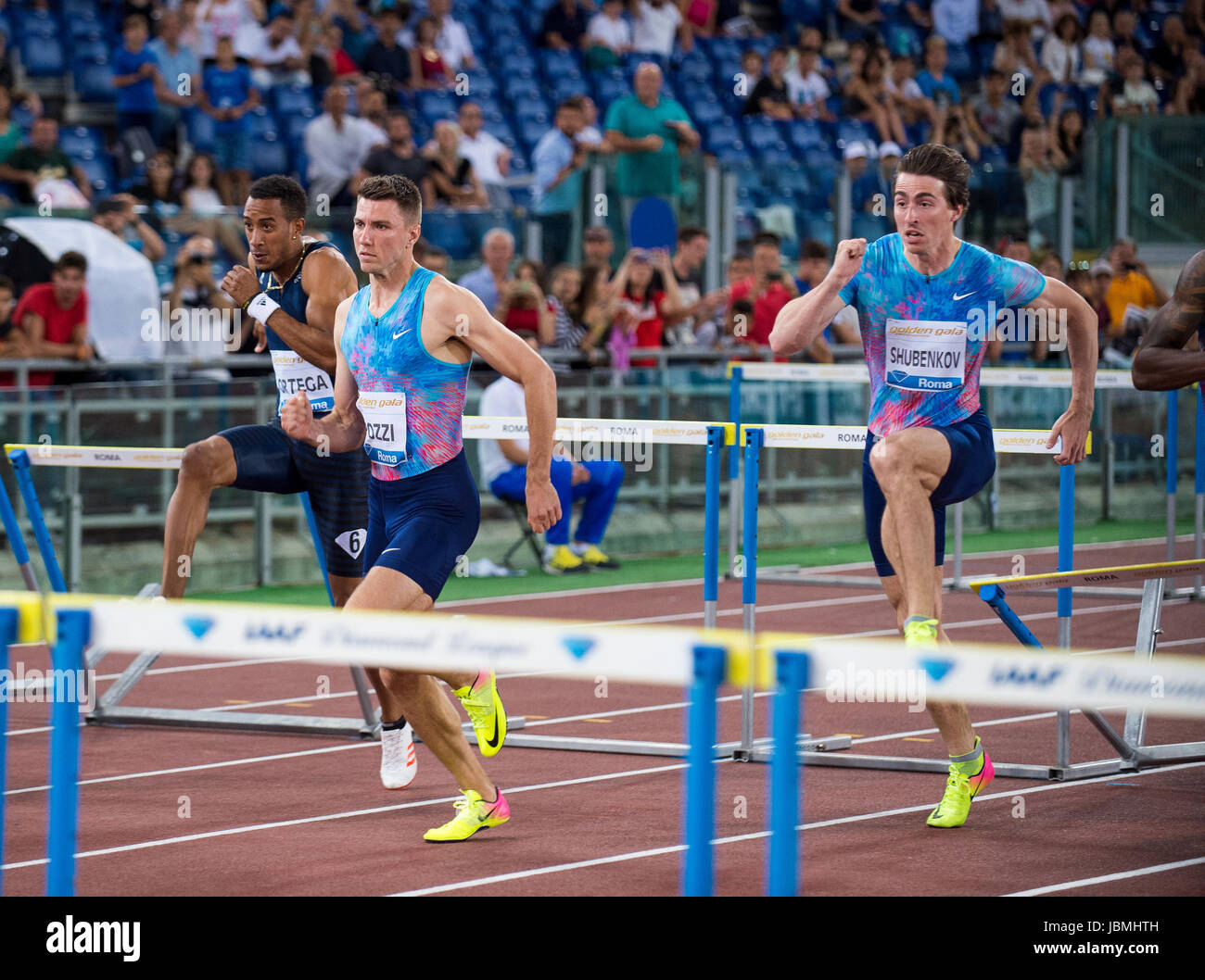 Men's 110m Hurdles Stock Photo - Alamy