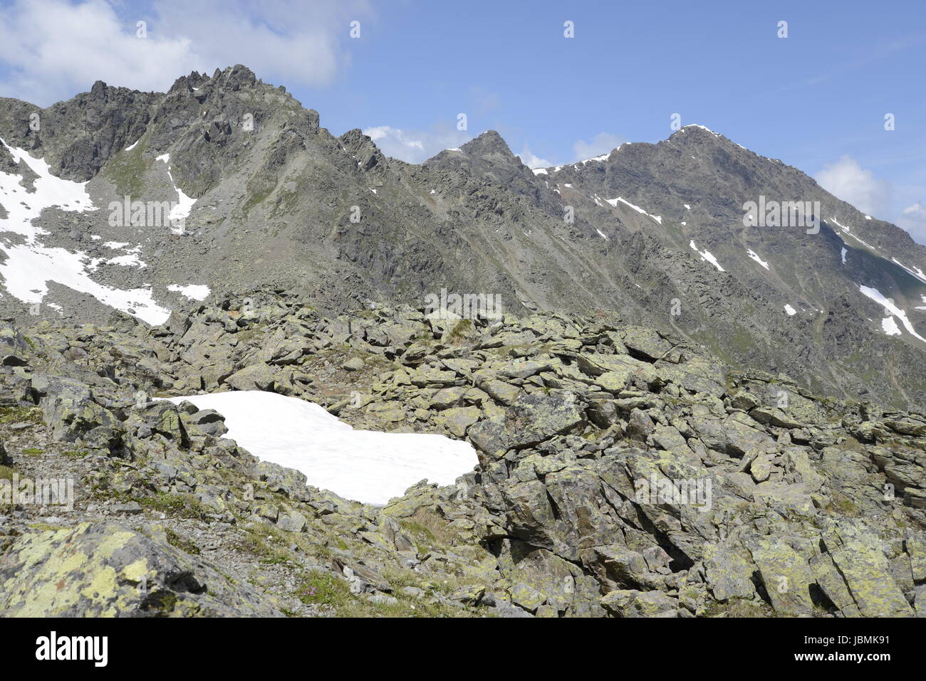 Rotpleiskopf, samnaungruppe, tirol, österreich, berg, berge, gebirge ...