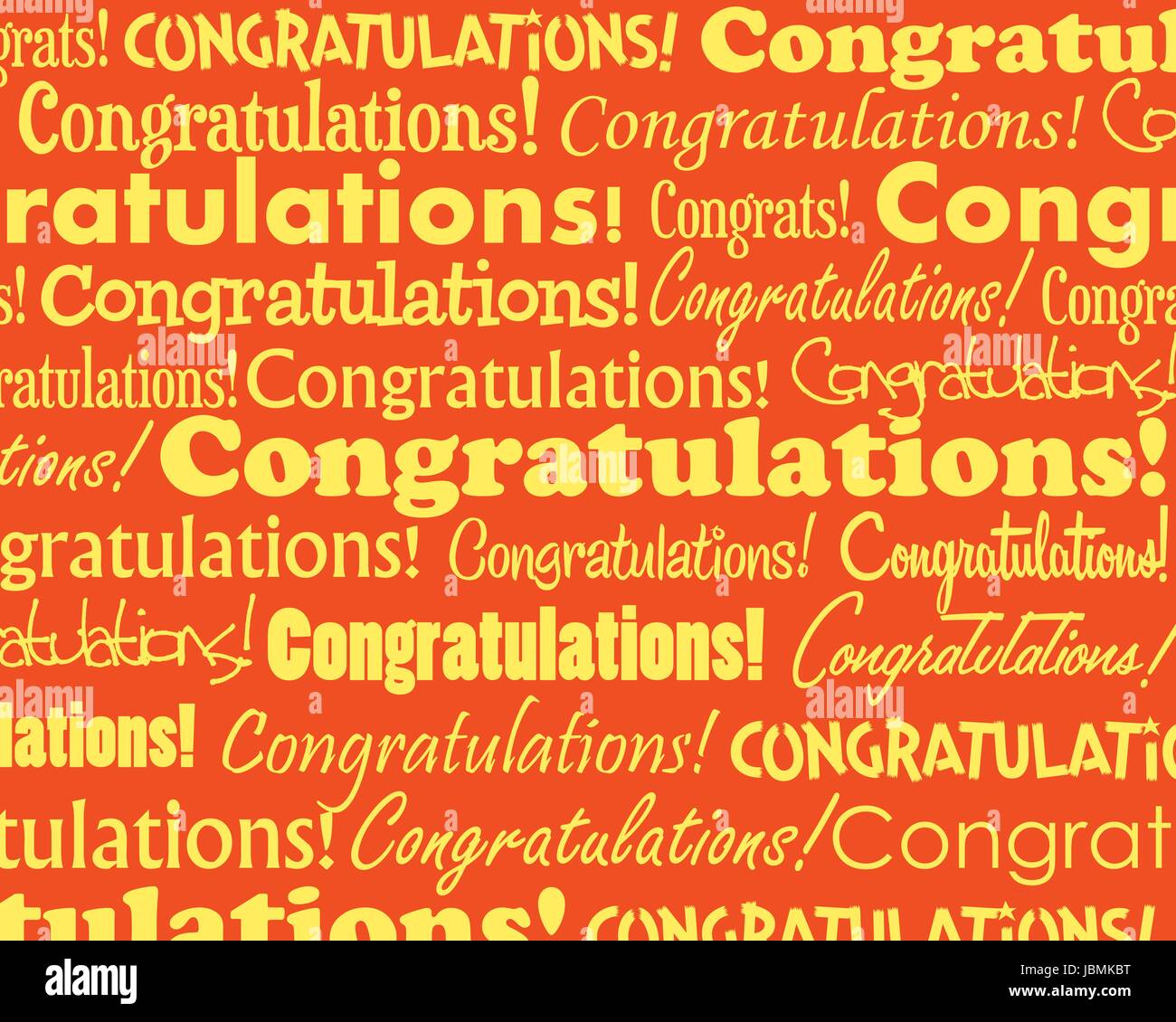 Grouped collection of different Congratulations text Stock Vector Image ...