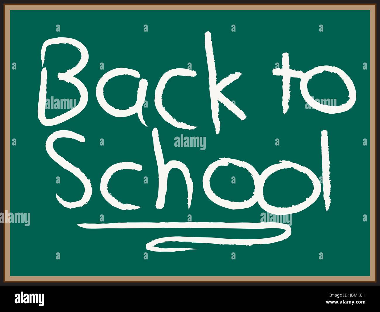 Back to School - Chalkboard with the words “back to school” written on ...
