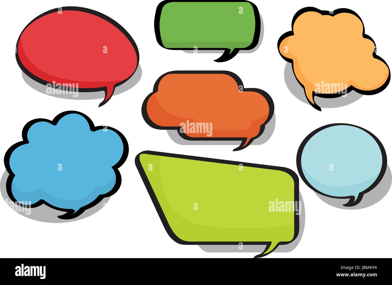 Cartoon bubbles hi-res stock photography and images - Alamy