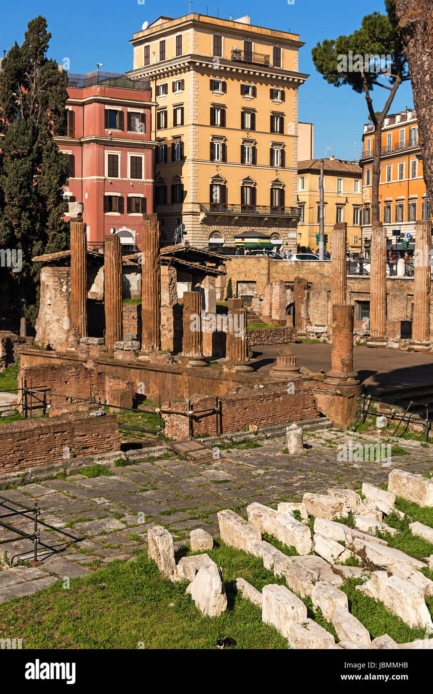 Largo di Torre Argentina is a square in Rome, Italy, that hosts four ...