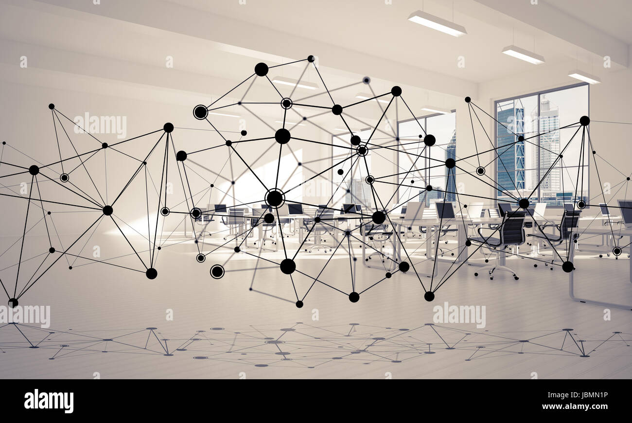 Networking and wireless connection as concept for effective mode Stock ...
