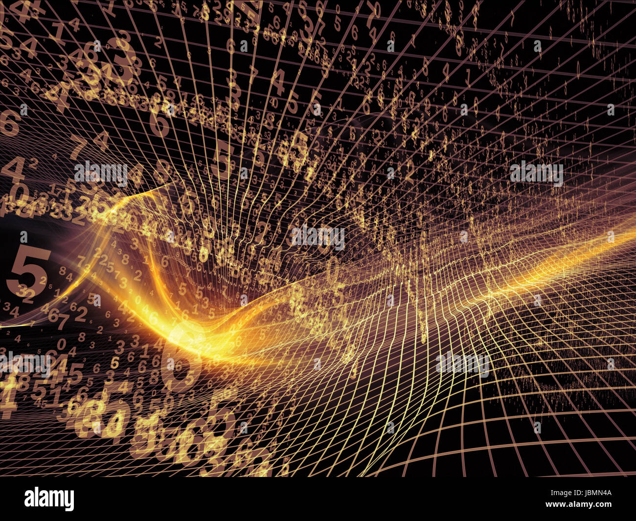 Fractal Realms series. Composition of fractal elements, grids and ...