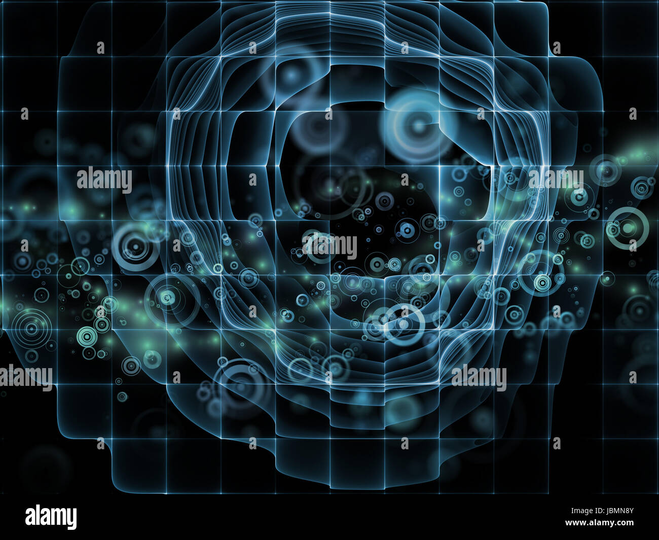 Geometry of Space series. Artistic abstraction composed of conceptual ...