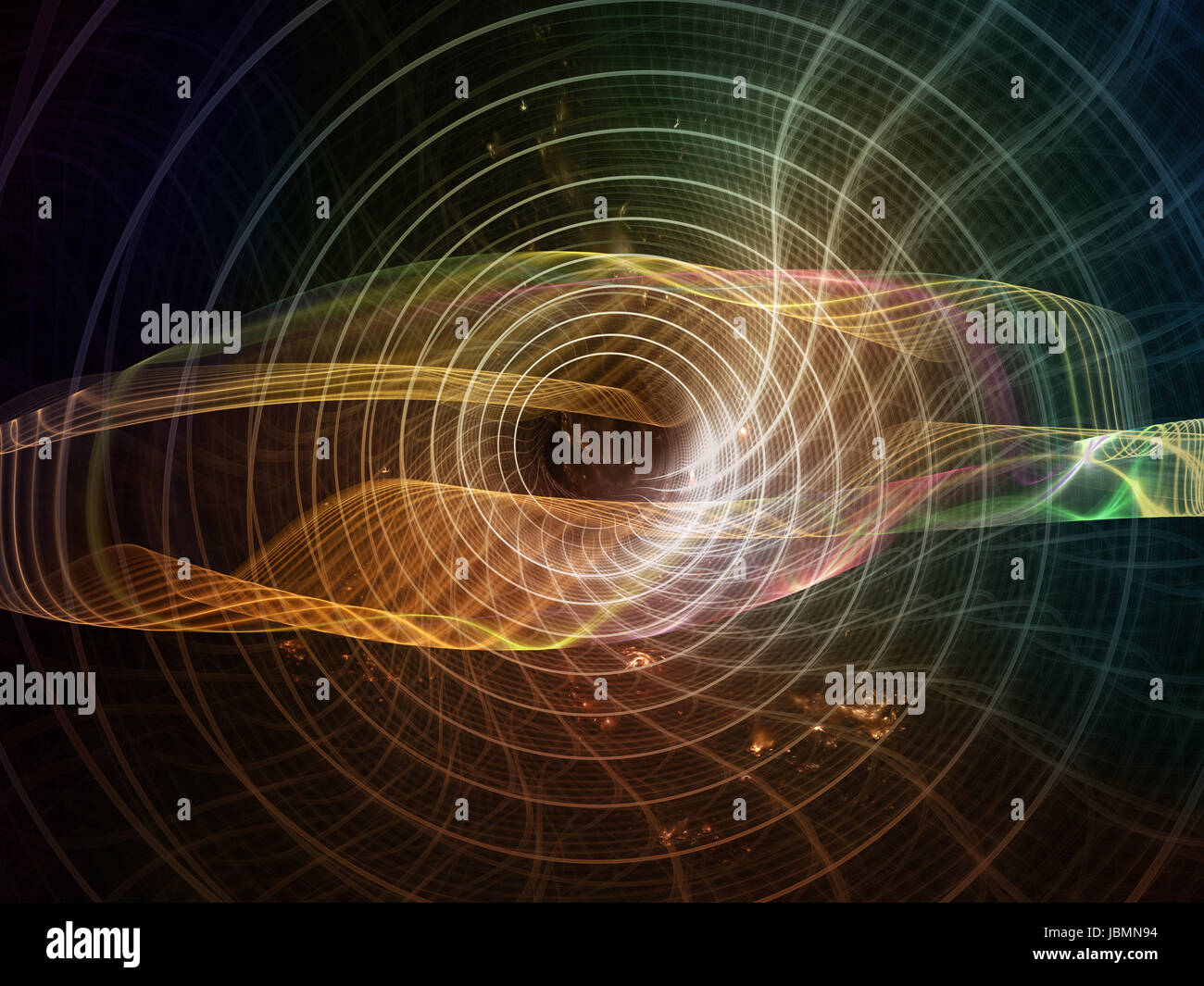 Geometry of Space series. Design composed of conceptual grids, curves ...