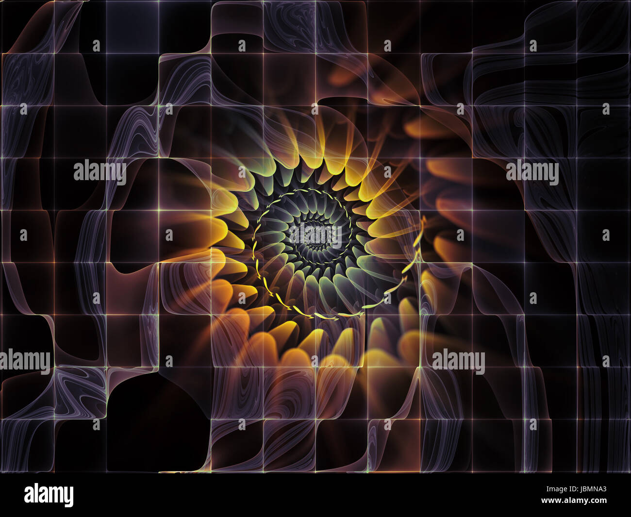 Geometry of Space series. Creative arrangement of conceptual grids ...