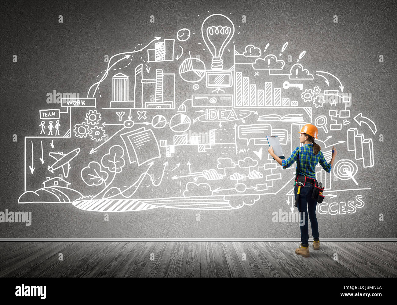 Industrial construction and maintenance Stock Photo - Alamy
