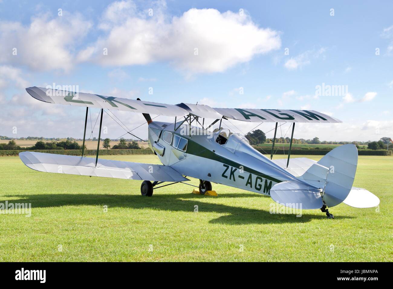 de Havilland Fox Moth on static display Stock Photo - Alamy