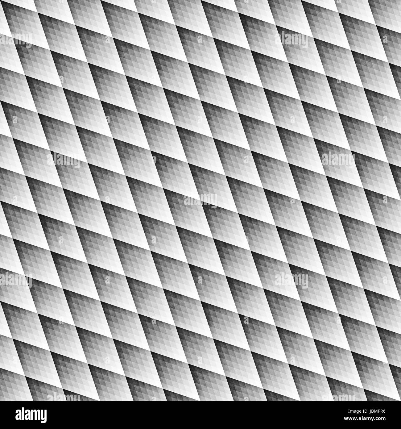 Seamless Gradient Rhombus Grid Pattern. Retro Monochrome Texture ...