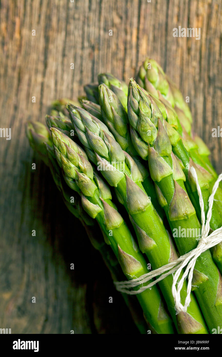 top view of green asparagus Stock Photo - Alamy