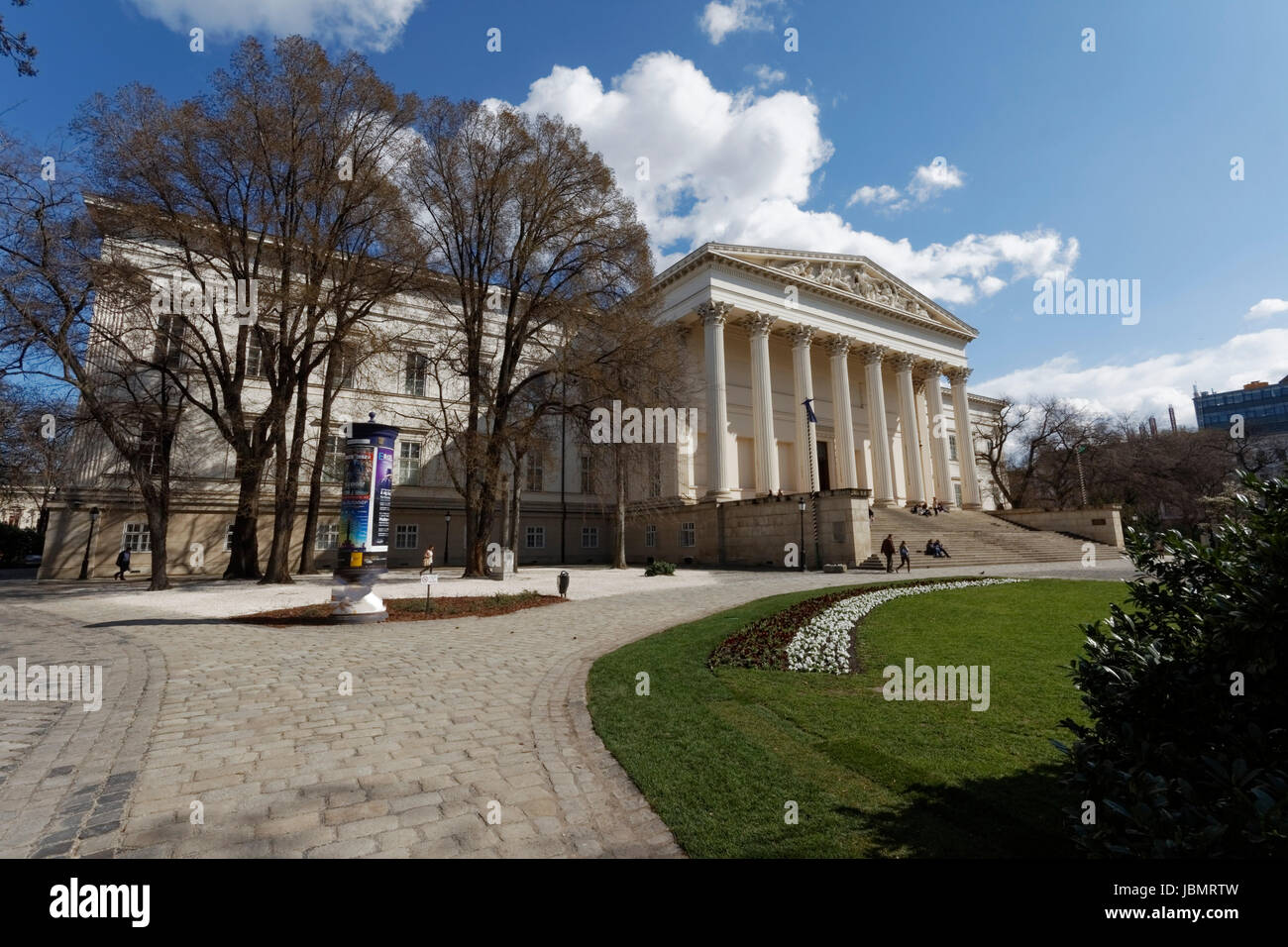 hungarian national museum in budapest Stock Photo - Alamy