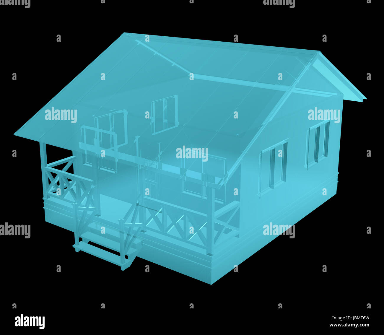 X-Ray Image Of Small House Stock Photo - Alamy