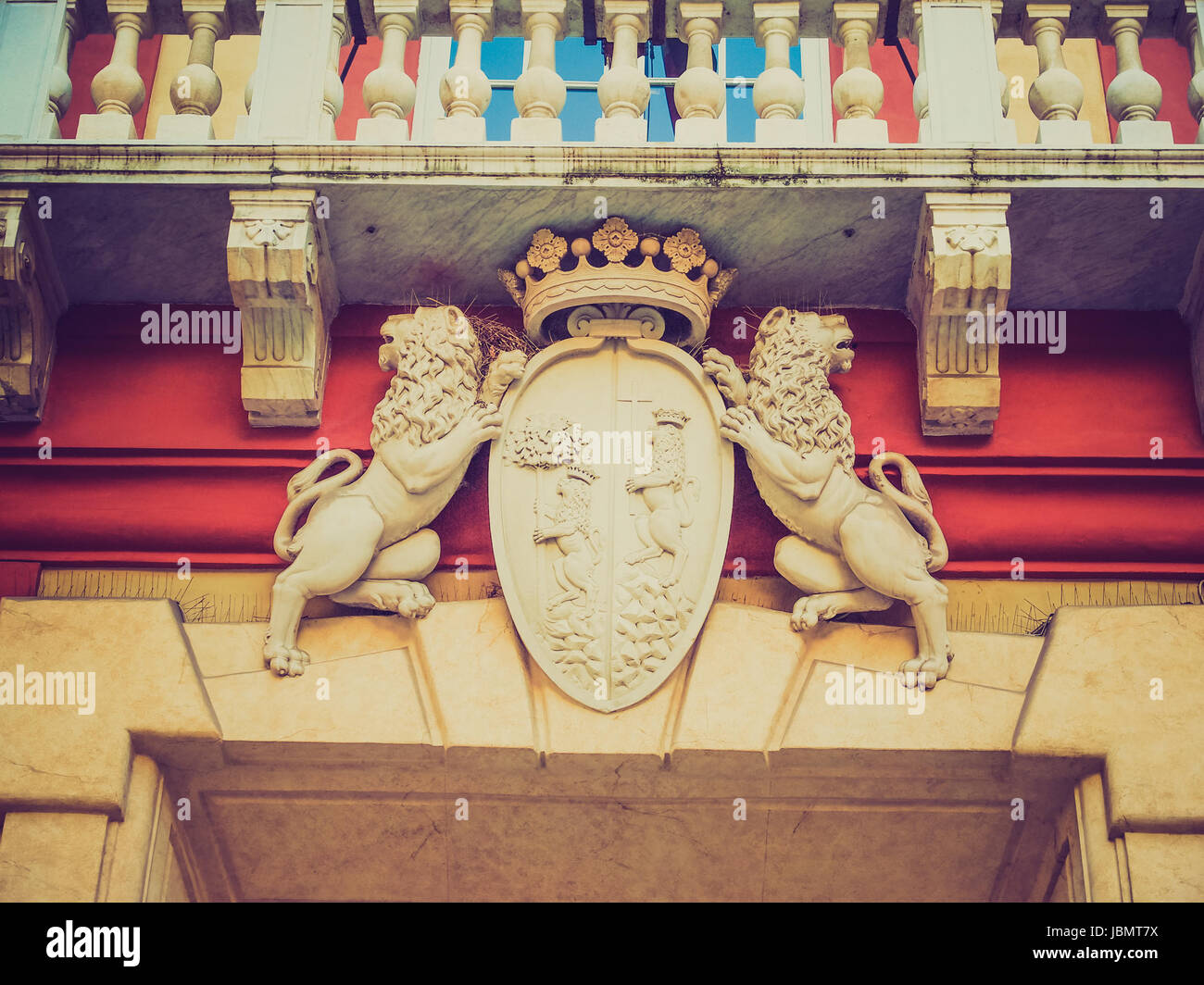 Genoa coat of arms hi-res stock photography and images - Alamy