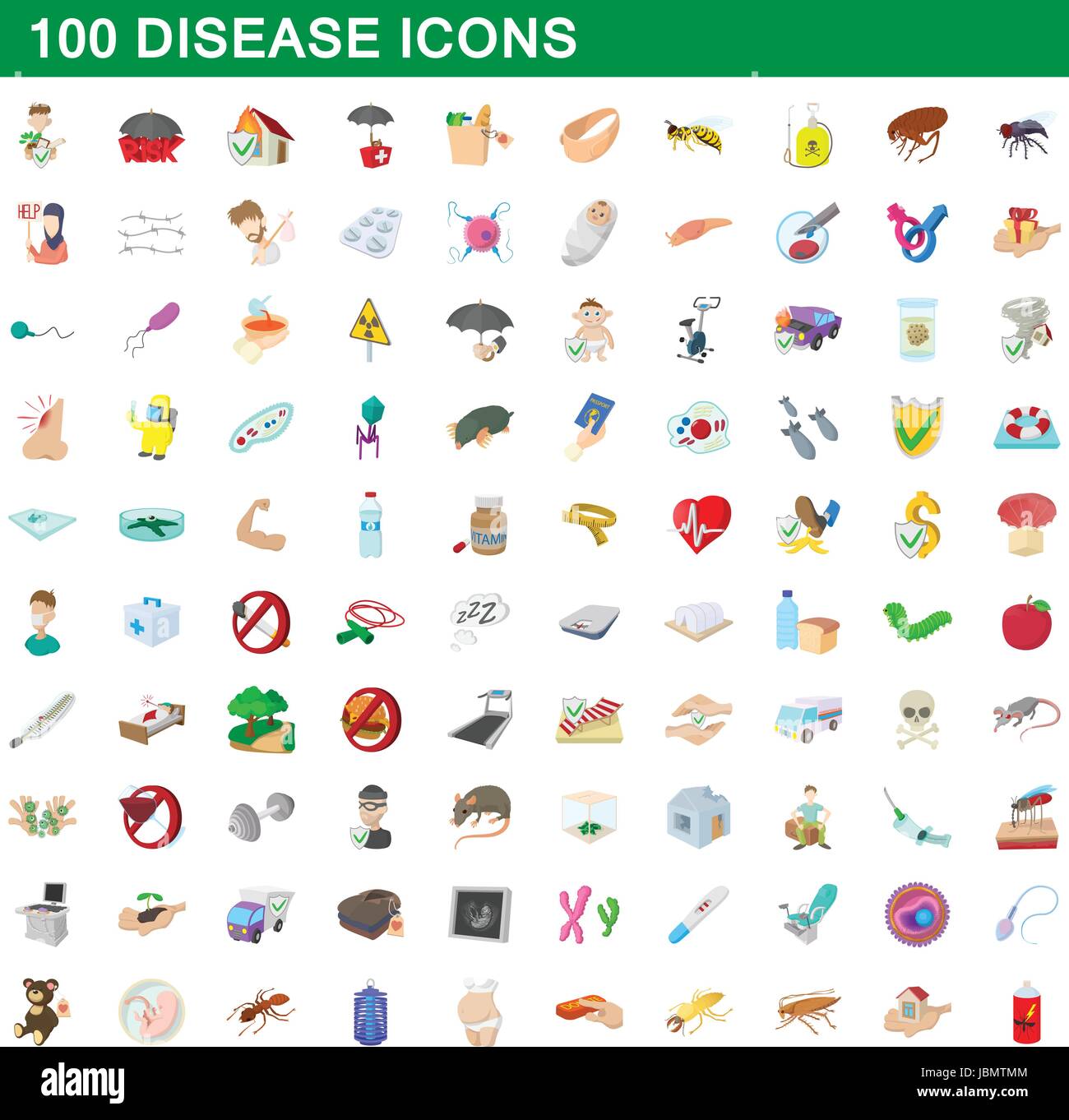 Diseases Cartoon High Resolution Stock Photography and Images - Alamy