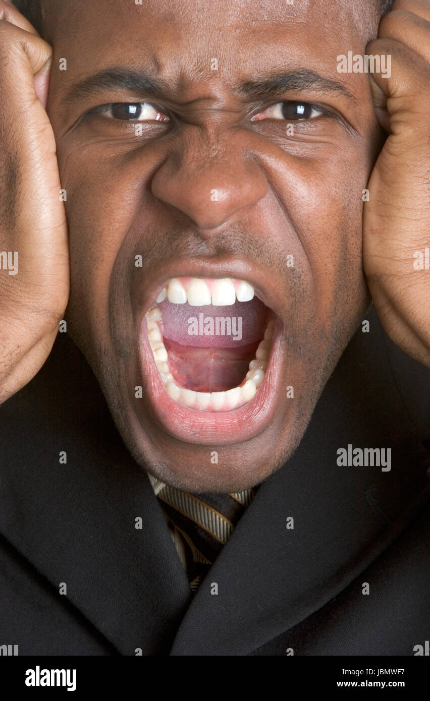 Black boy anger angry mad hi-res stock photography and images - Alamy