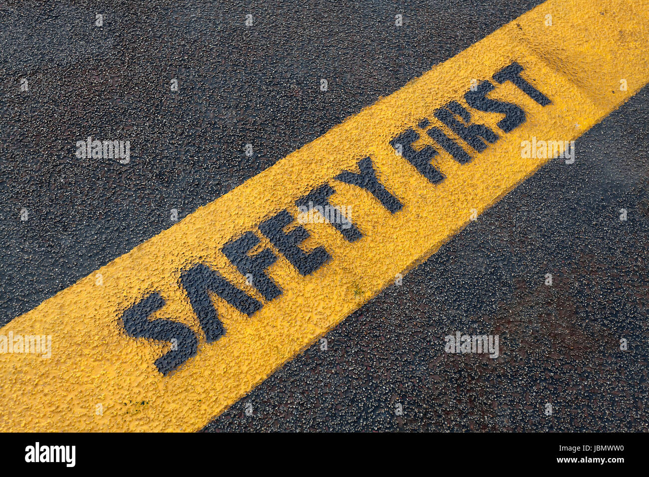 Safety first sign hi-res stock photography and images - Alamy