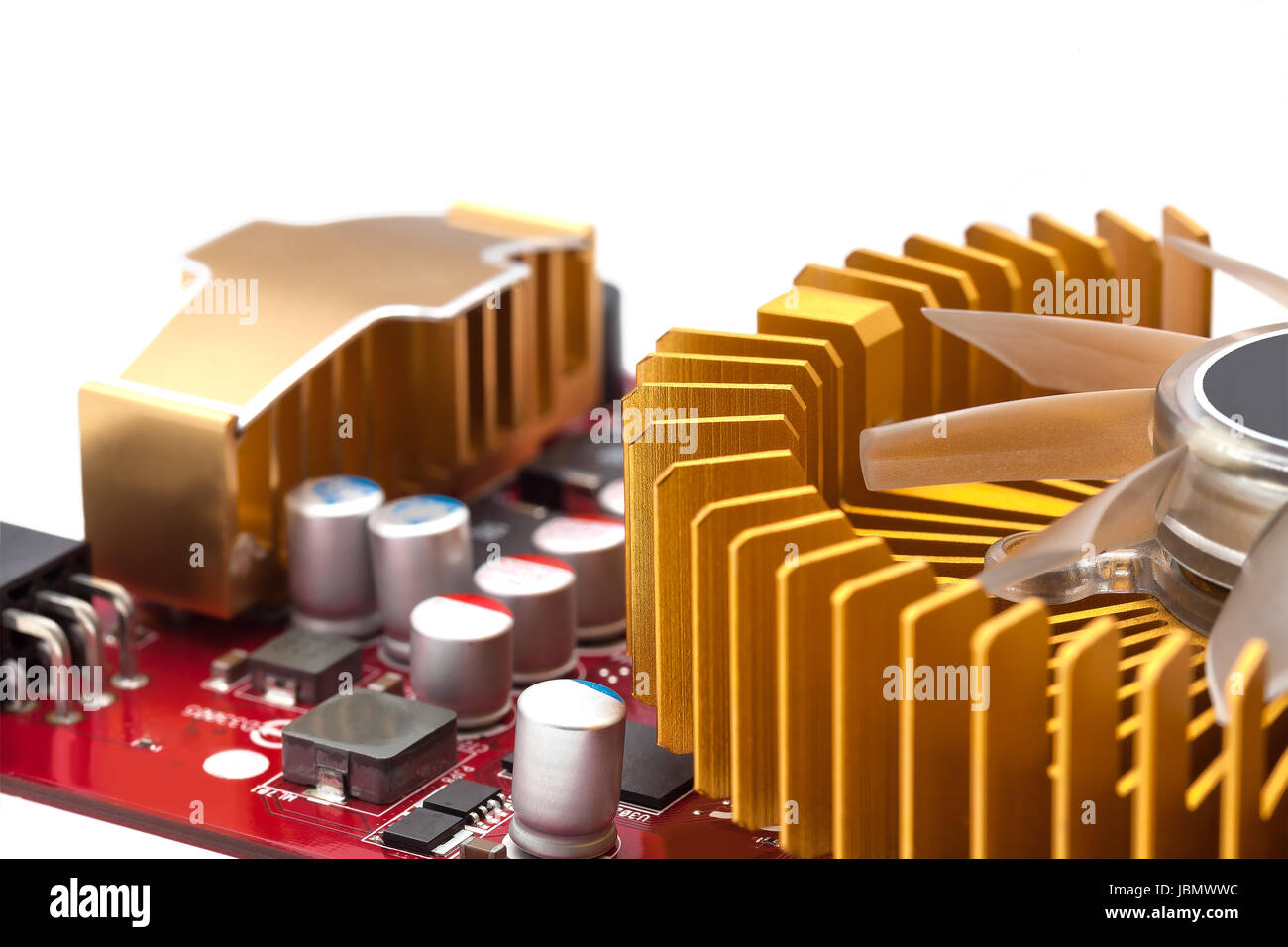 Red computer graphics card hi-res stock photography and images - Alamy
