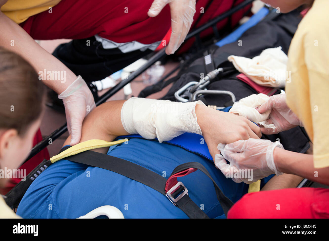 Patient immobilization hi-res stock photography and images - Alamy