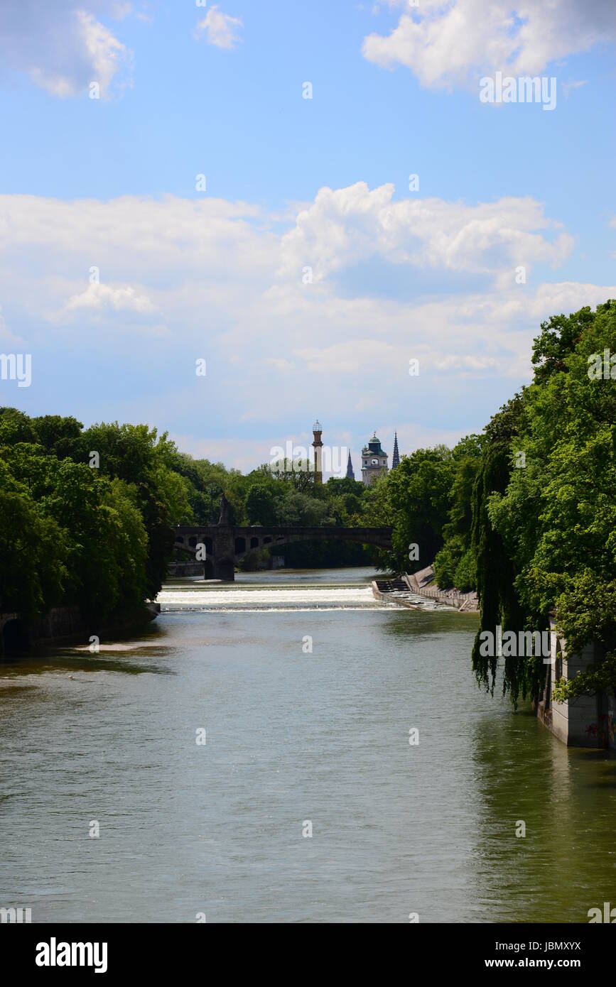 Brücke isar hi-res stock photography and images - Alamy