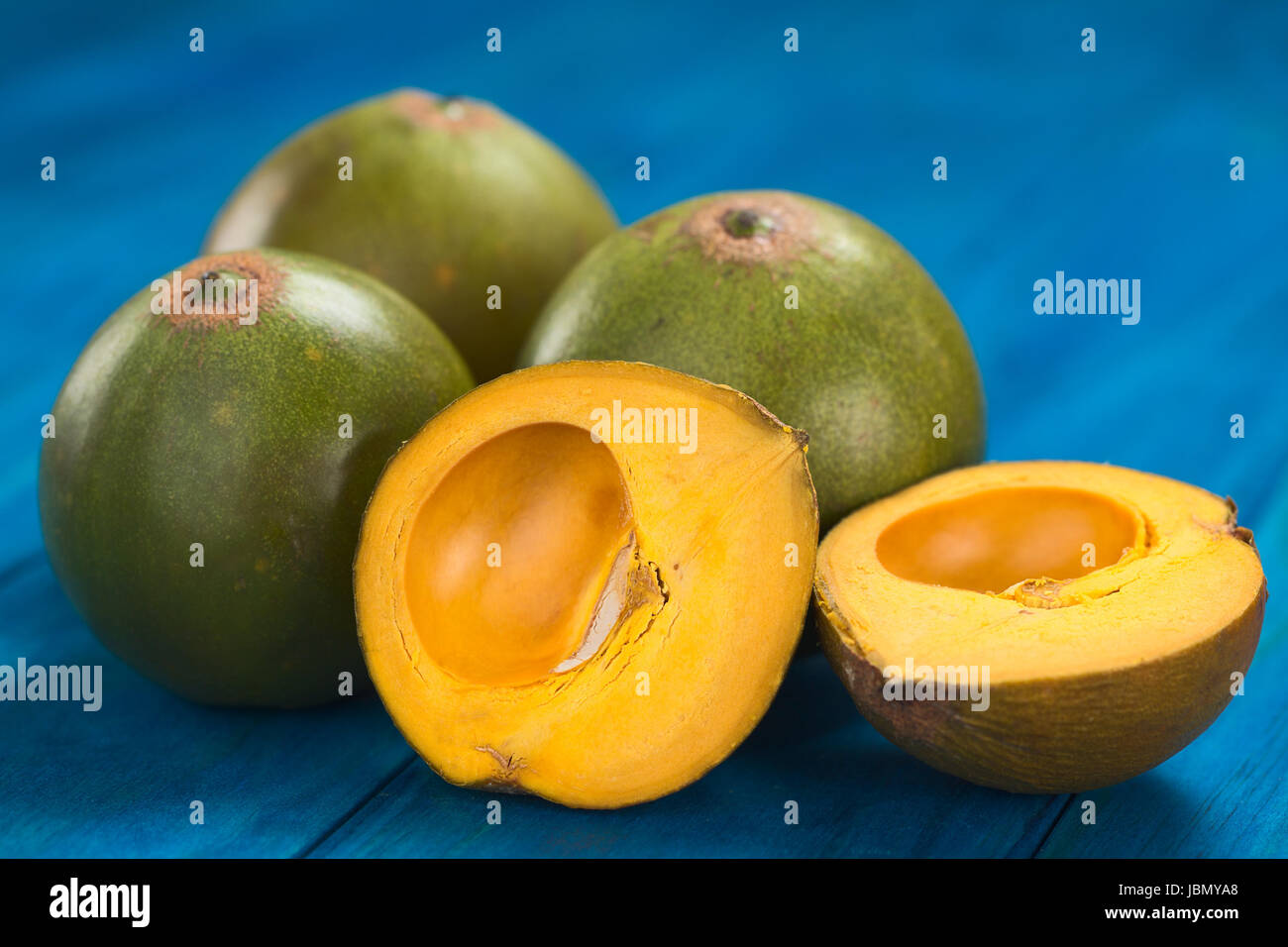 Peruvian fruit called Lucuma (lat. Pouteria lucuma) which has a dry ...