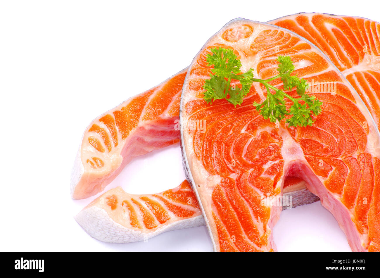 salmon isolated on white background Stock Photo - Alamy