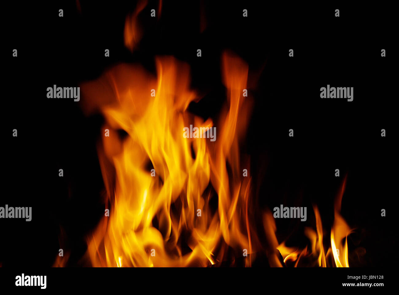 A nice fire in a fire place Stock Photo - Alamy