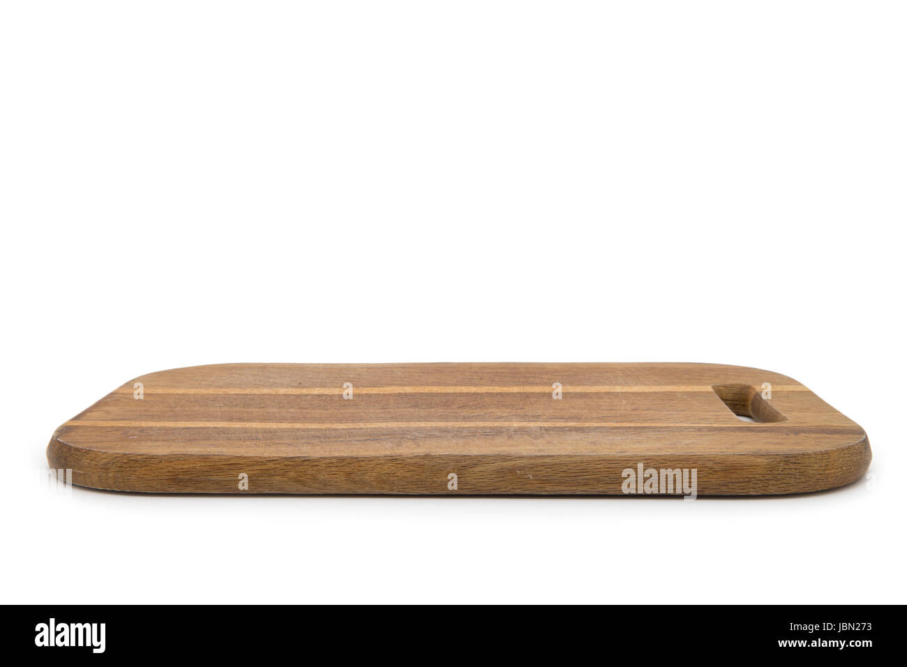 Wooden chopping board isolated on white background Stock Photo - Alamy