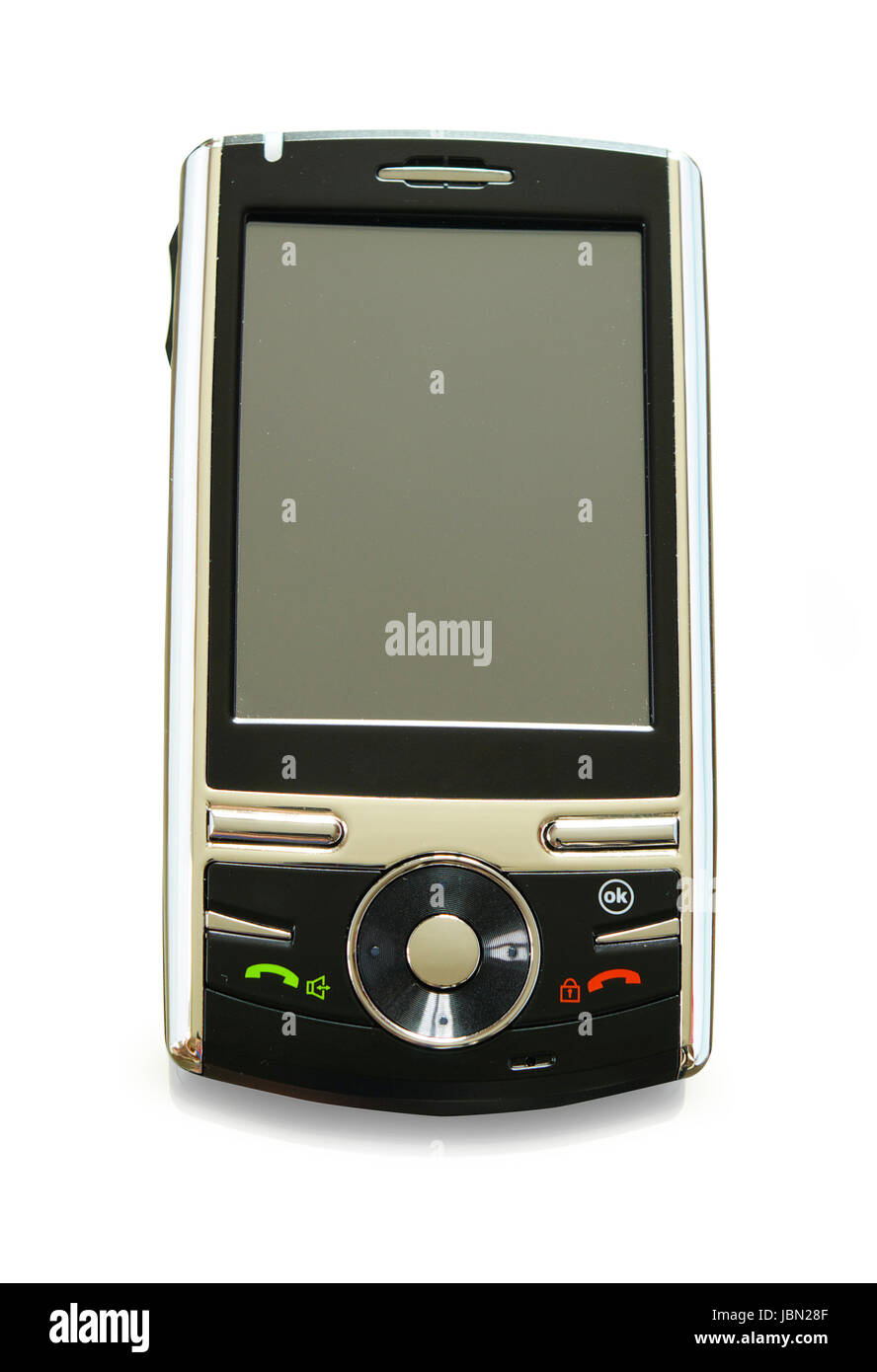mobile isolated on a white background Stock Photo - Alamy