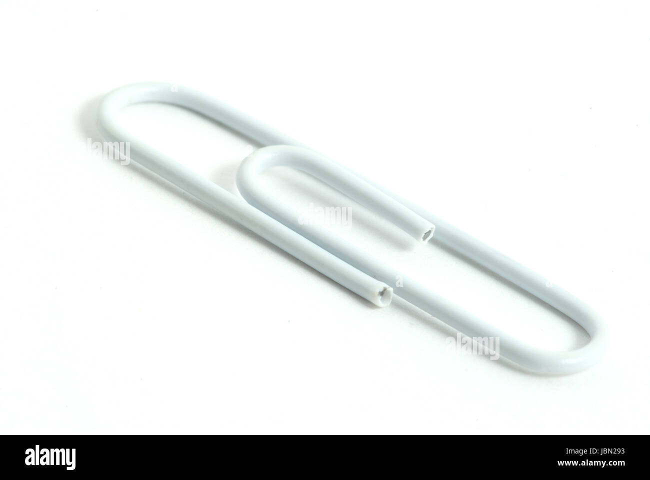 paper-clip isolated on white background with clipping path Stock Photo ...