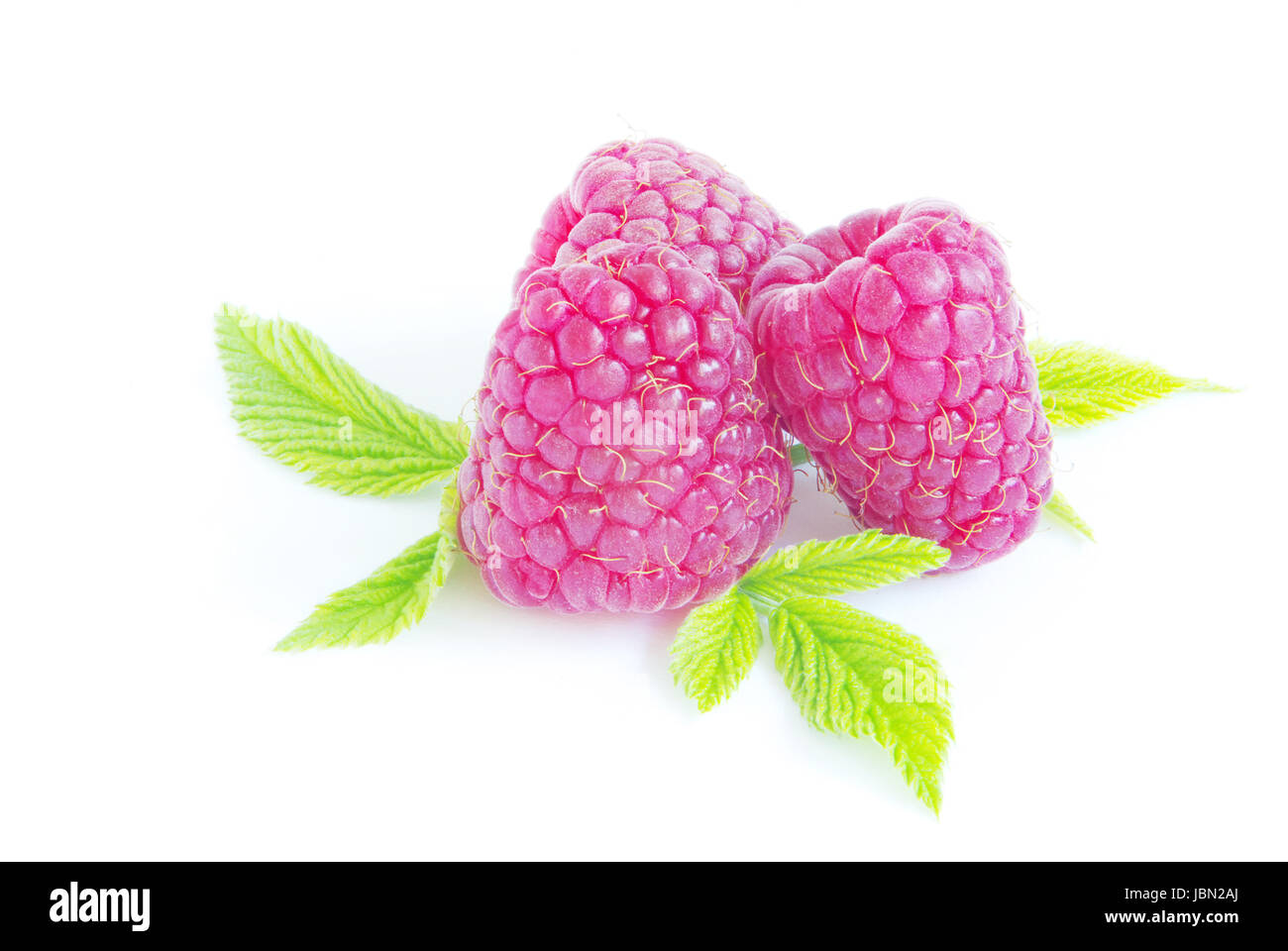 Ripe raspberry isolated on a white background Stock Photo - Alamy