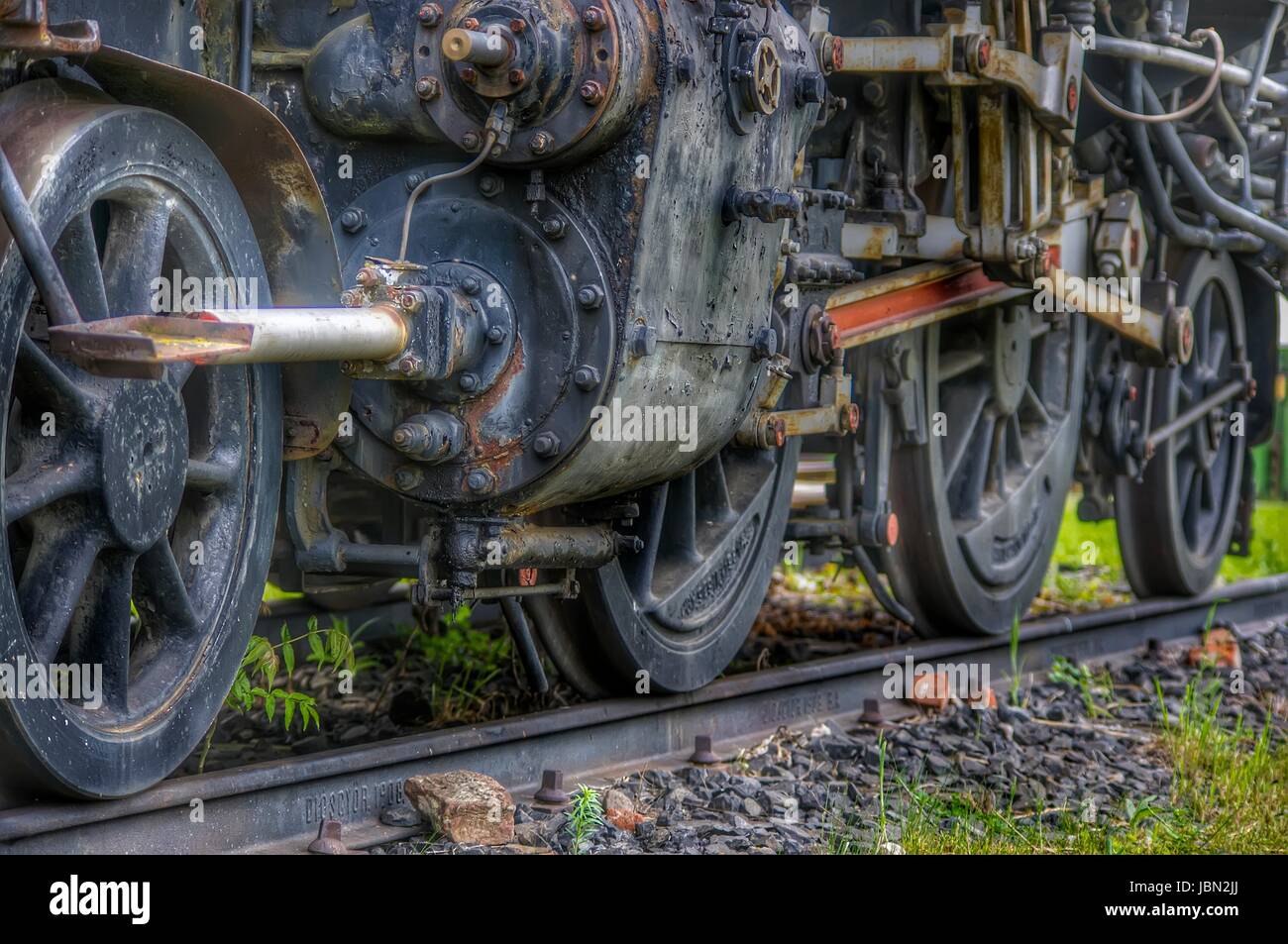 Steam locomotive wheel mechanism hi-res stock photography and images ...