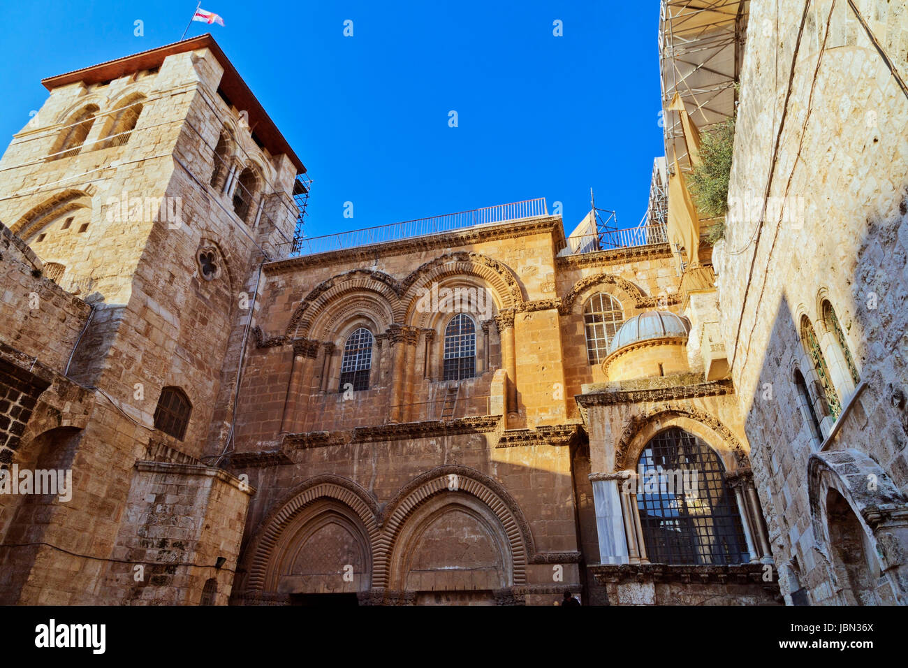 Detail of a wall of Church of the Resurrection (temple of the Lord's ...