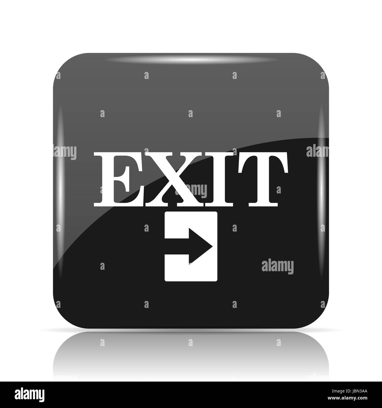 Logout exit icon arrow hi-res stock photography and images - Alamy