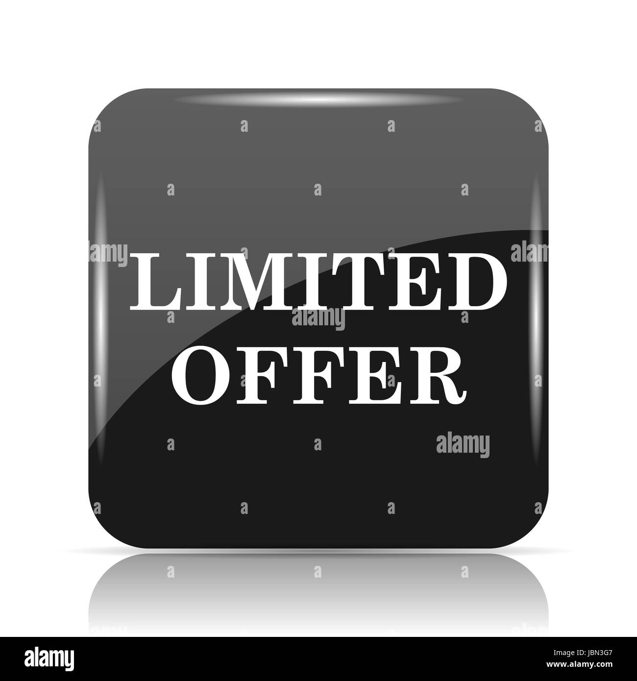 Limited edition icon black Black and White Stock Photos & Images - Alamy