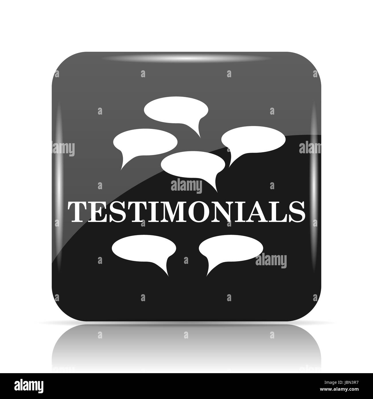 Testimonials icon Black and White Stock Photos & Images - Alamy