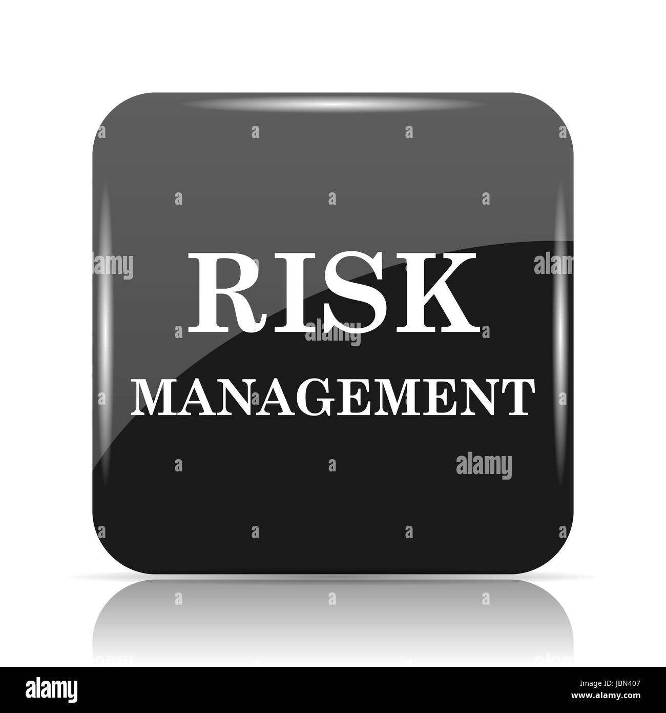 Risk management warning icon Cut Out Stock Images & Pictures - Alamy
