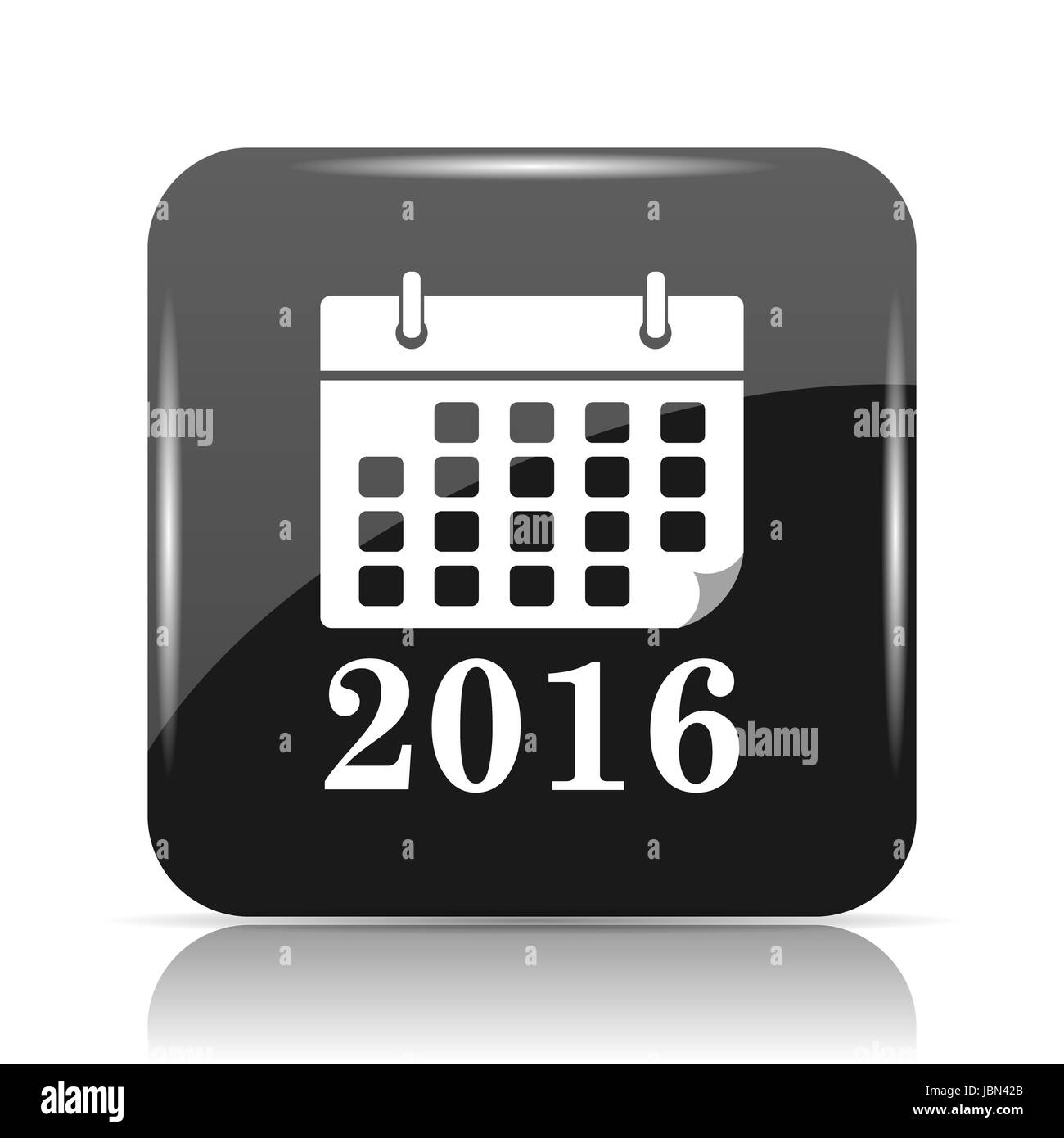2016 calendar icon hi-res stock photography and images - Alamy
