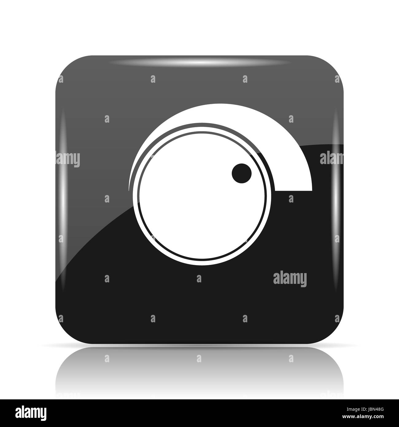 Volume control icon. Internet button on white background Stock Photo ...