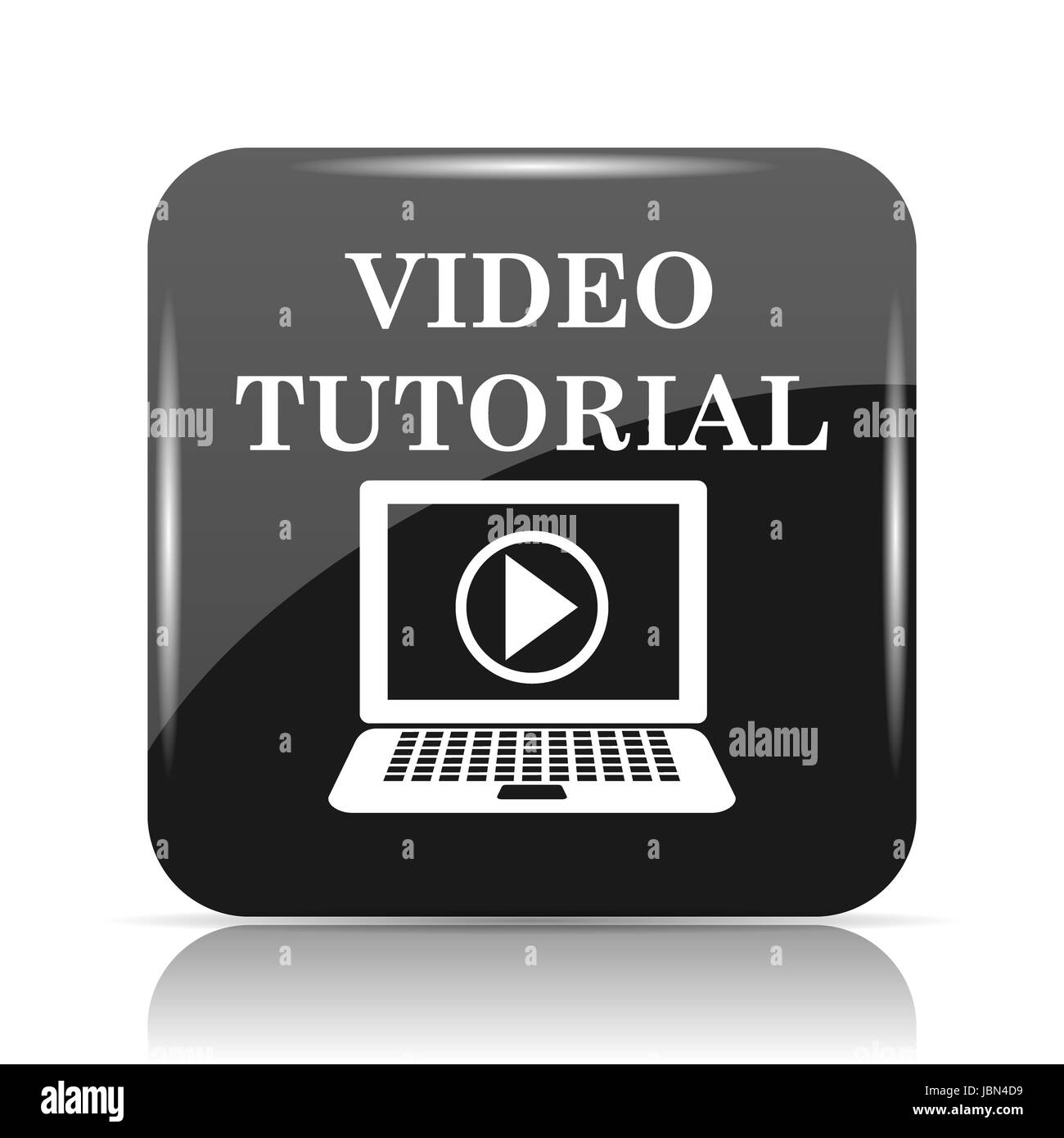 Video tutorial icon on Cut Out Stock Images & Pictures - Alamy