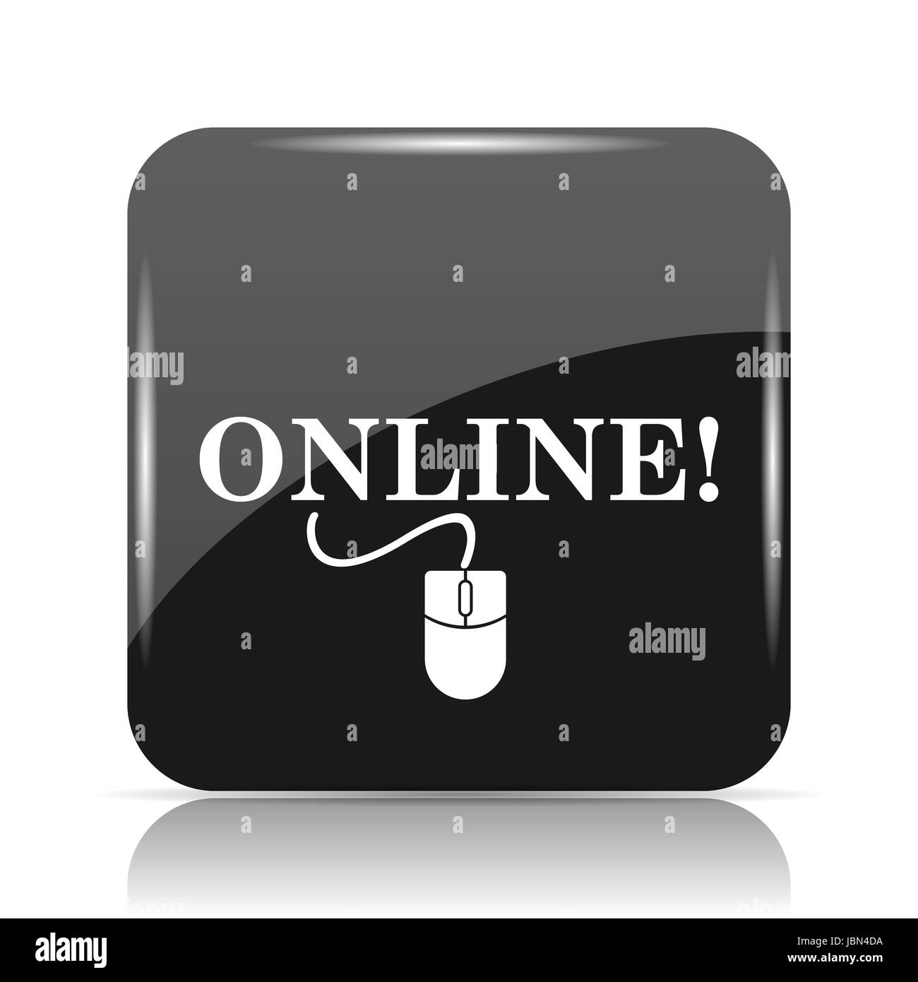 Client online chat icon Black and White Stock Photos & Images - Alamy