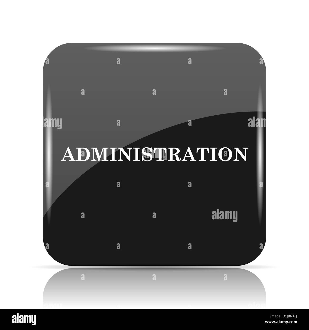 Administration icon internet button hi-res stock photography and images ...