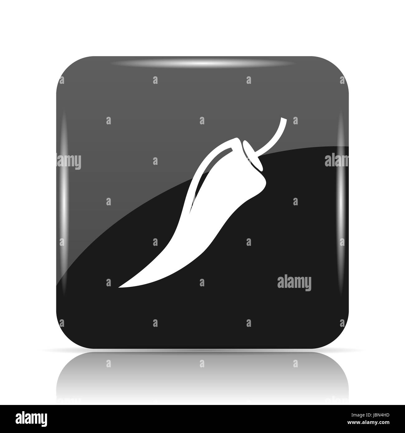 Fresh chili peppers on Black and White Stock Photos & Images - Alamy