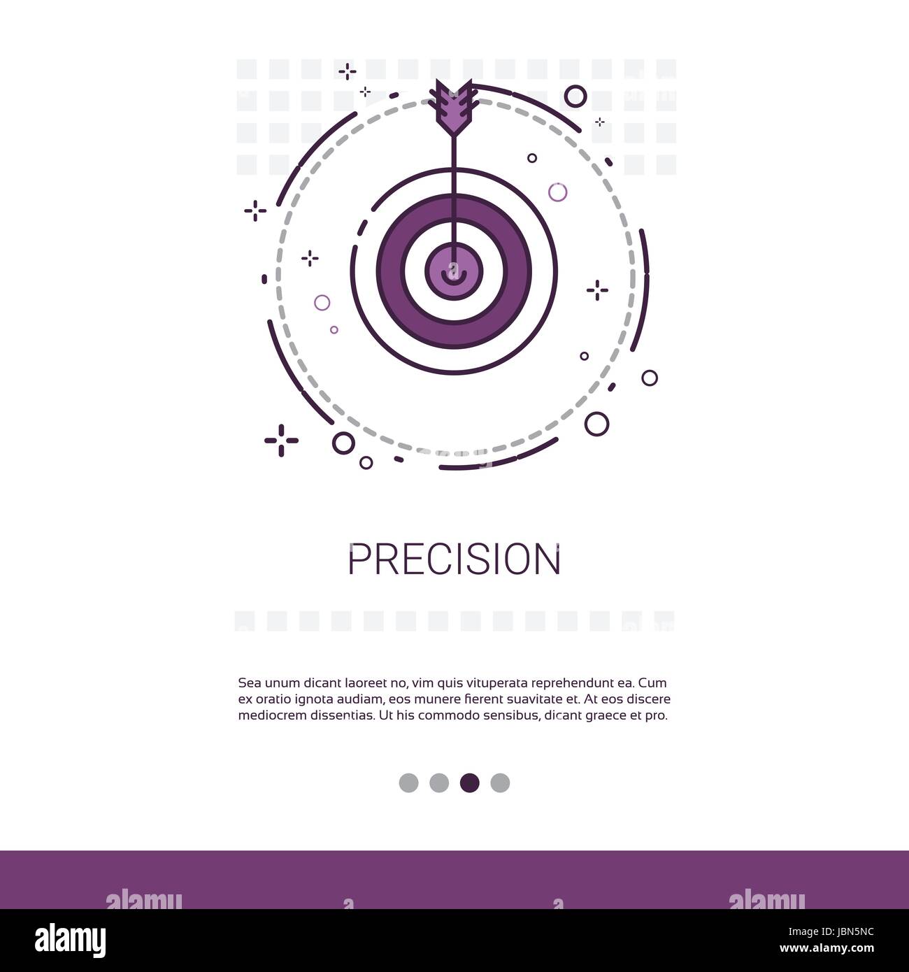 Precision Target Arrow Get Aim Business Web Banner With Copy Space ...