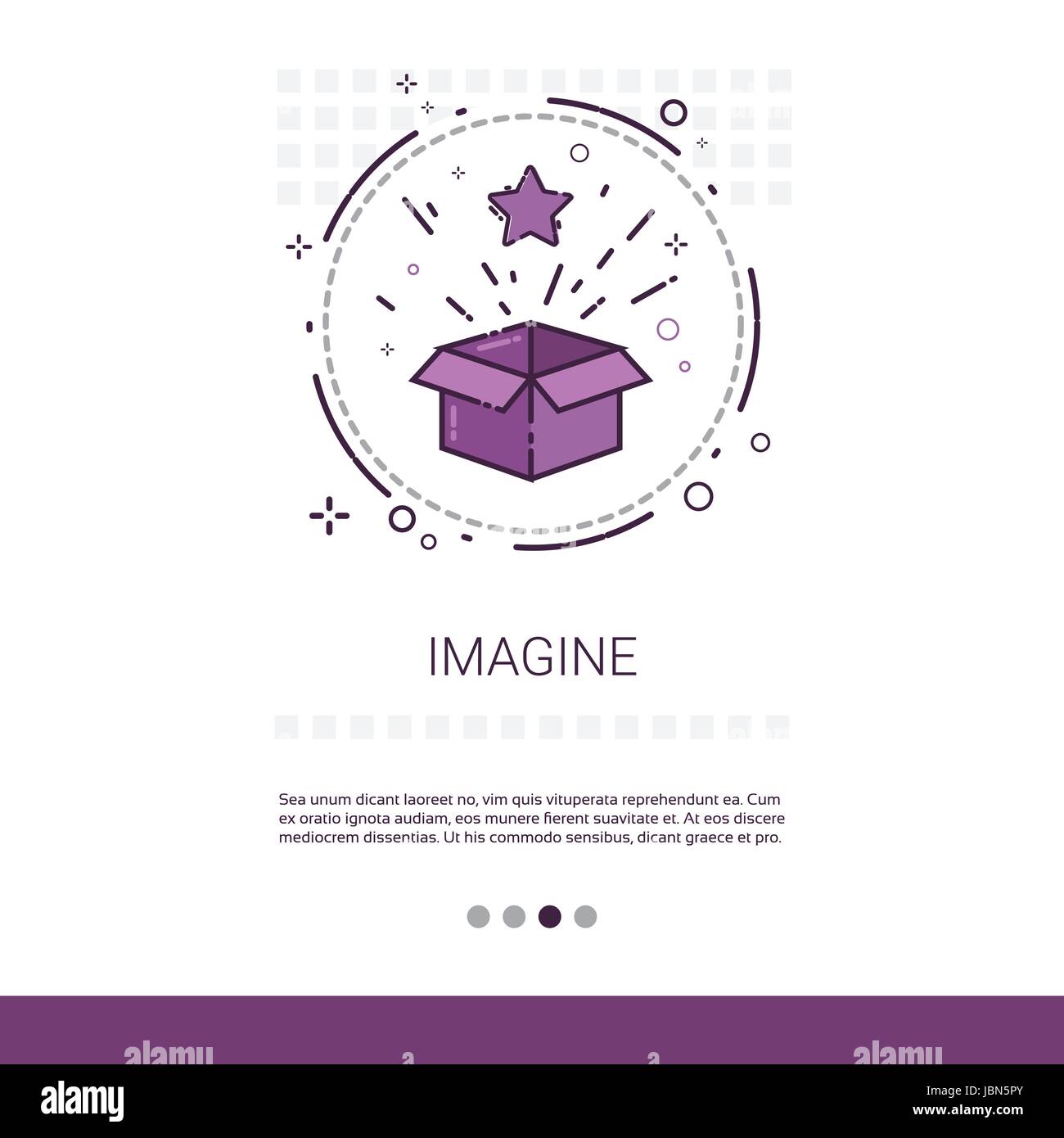 Imagine New Idea Inspiration Creative Process Business Web Banner With ...