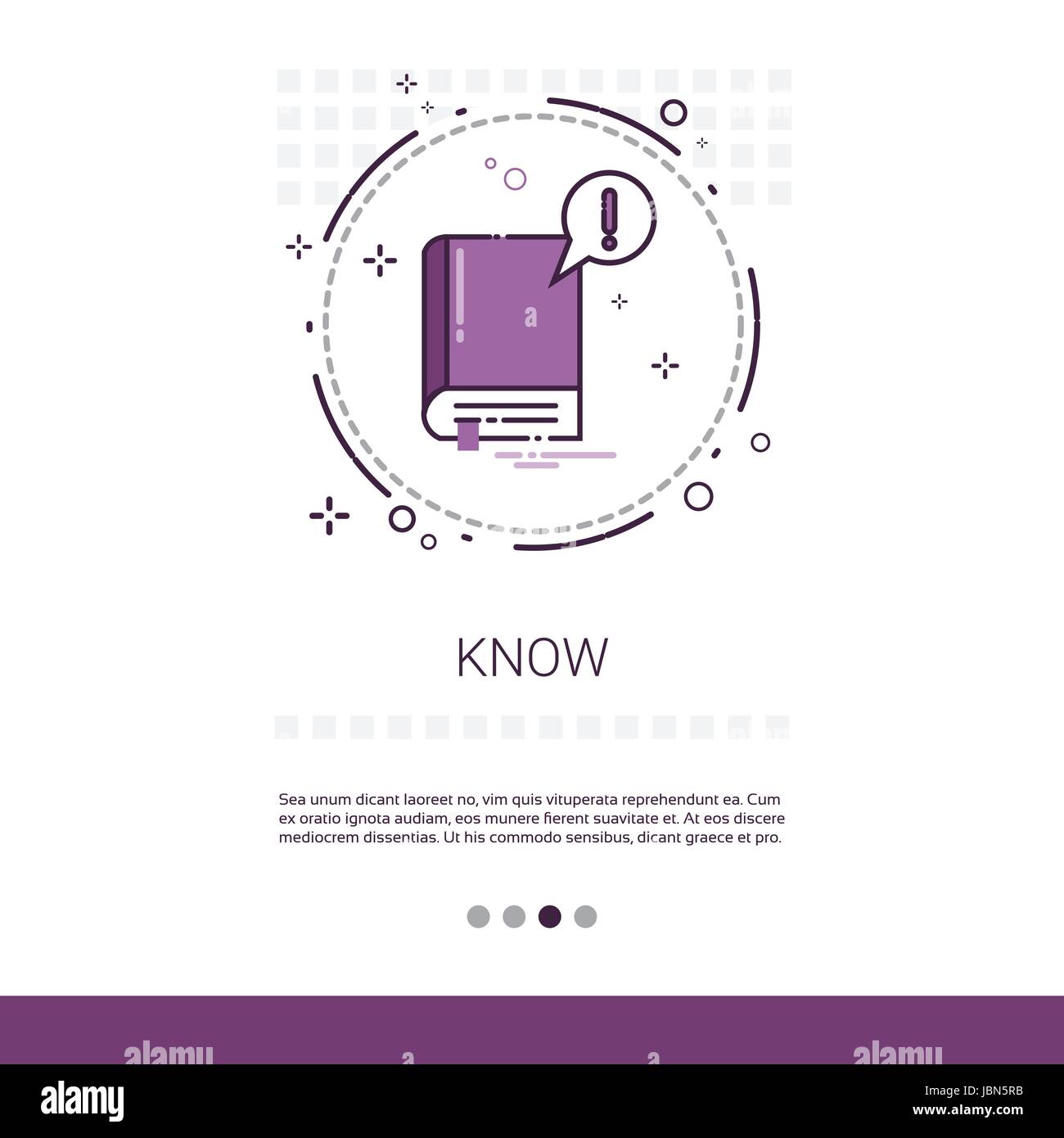 Knowledge Learning Education Web Banner With Copy Space Stock Vector ...