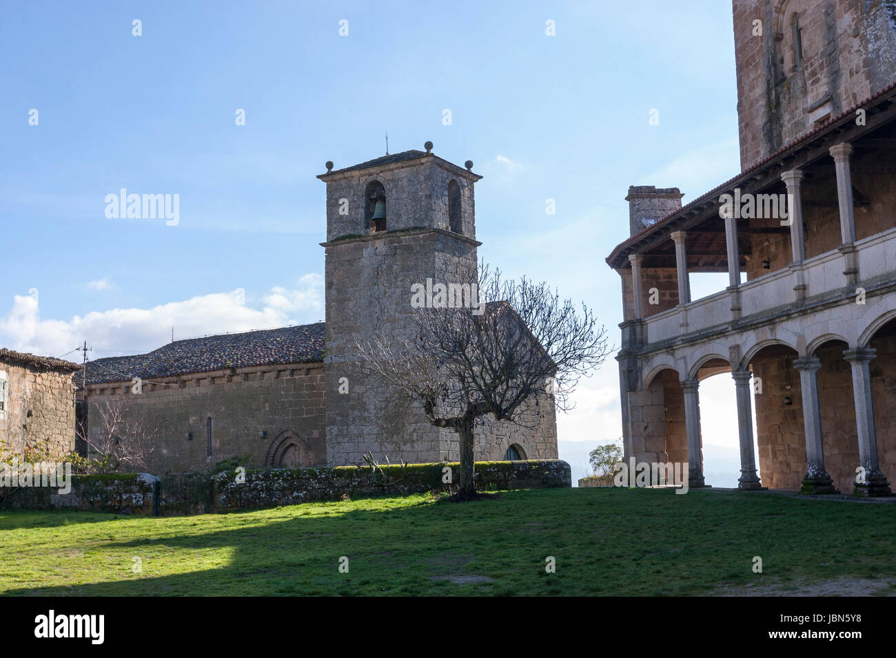 Monterrey Castle, fortress and palace, Ourense province, Galicia, Spain ...